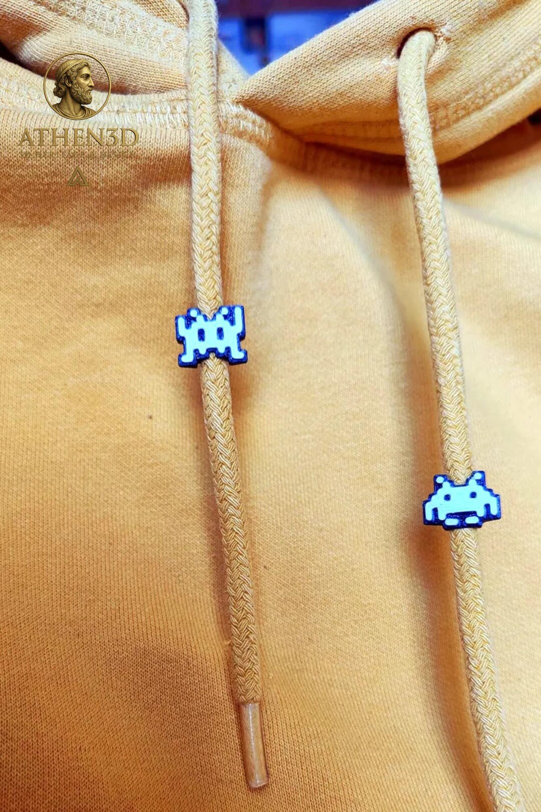 Space Invaders Beads STL – Retro Pixel Alien Charms Pendant Adapter for ...