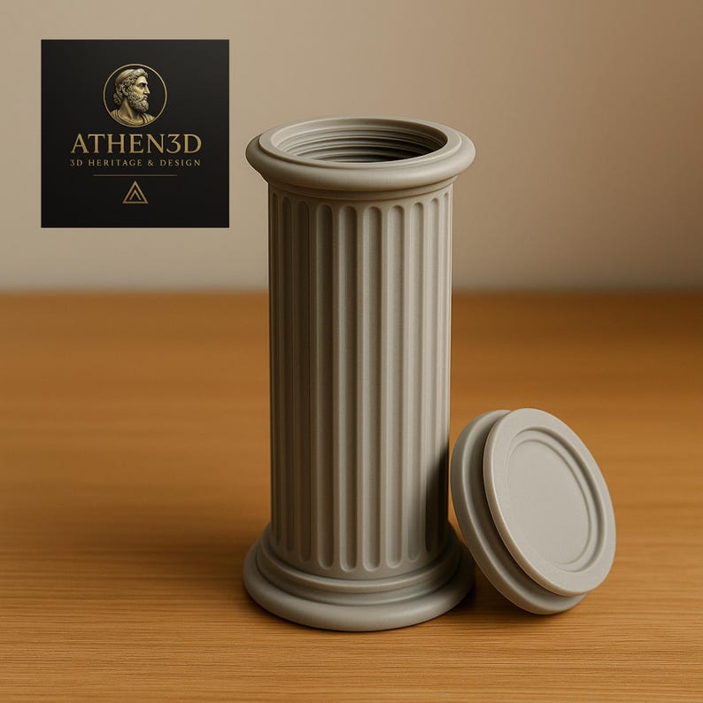 Roman Column Pen Holder STL | Printable Desk Organizer Inspired by ...
