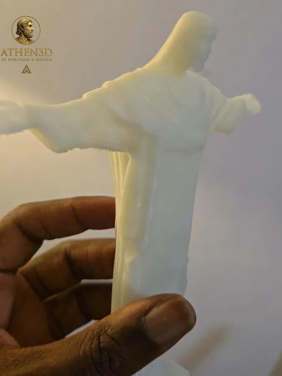Christ the Redeemer STL – 3D Printable Religious Statue for FDM ...