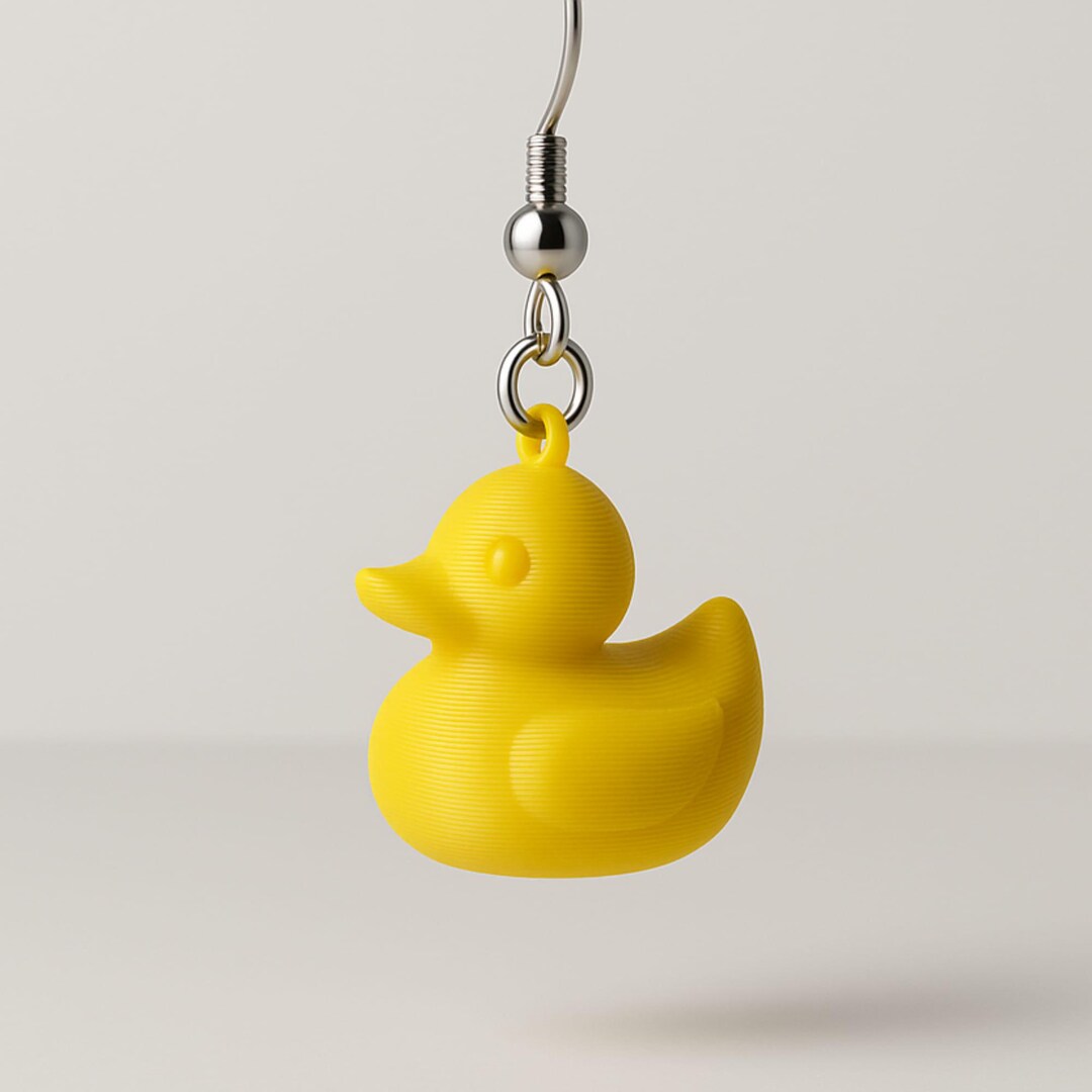 3D Rubber Duck Keychain STL File for 3D Printing – Rubber Duck Toy | 3D ...