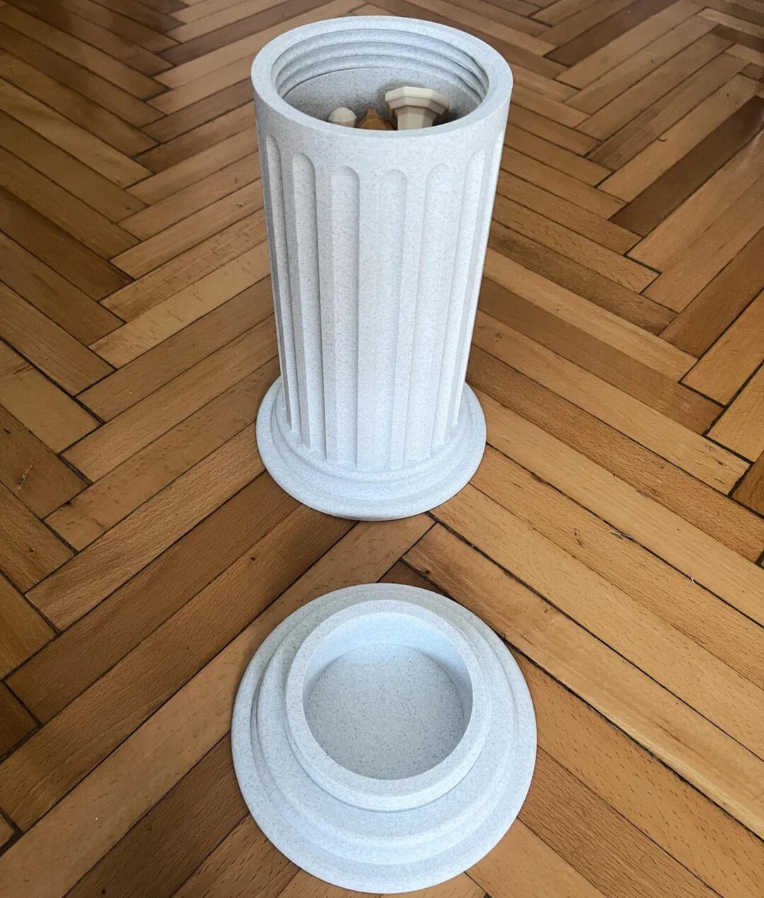 Roman Column Container STL – 3D Printable Neoclassical Storage Jar for ...