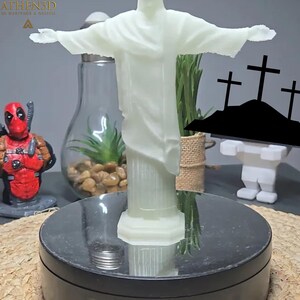 Christ the Redeemer STL – 3D Printable Religious Statue for FDM ...