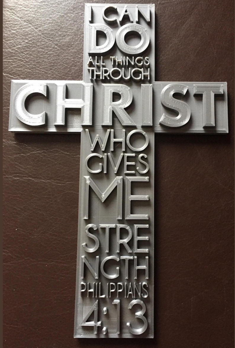 Christian Cross STL File – 3D Printable Jesus Crucifix Wall Art | Faith ...