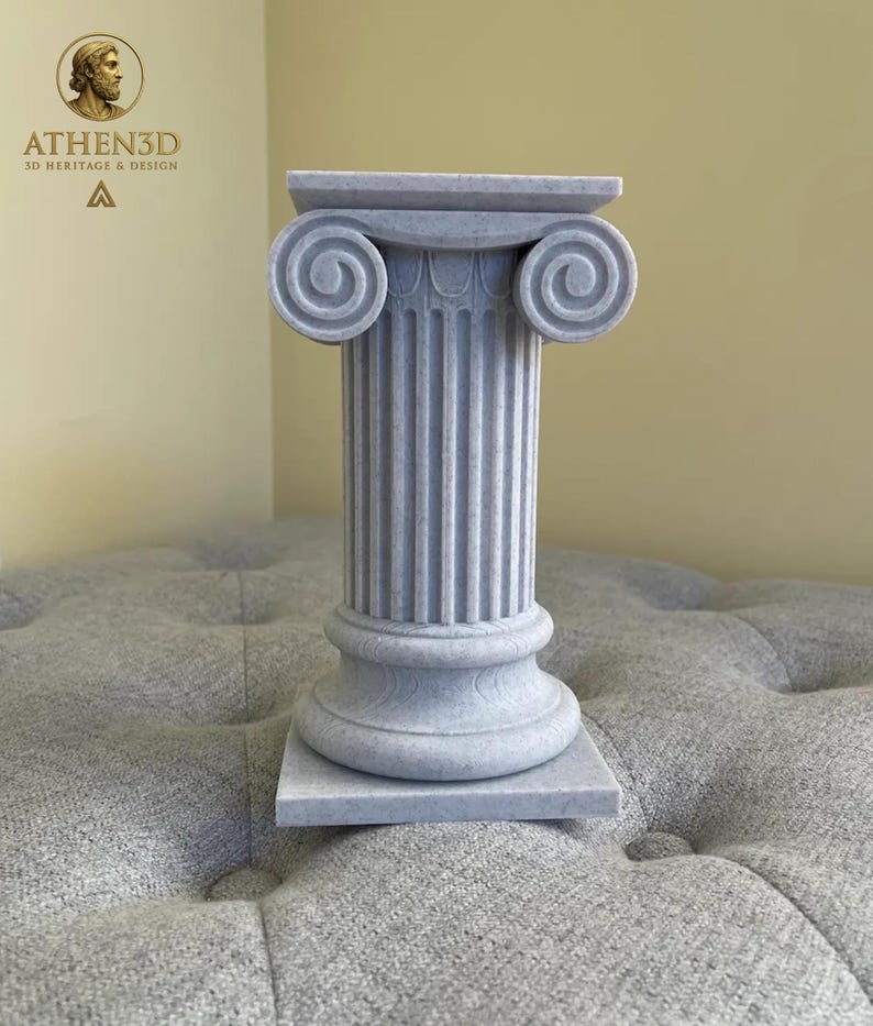 Greek Dórico Column STL File - Classical Architecture 3D Printable ...