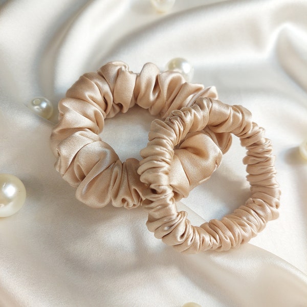 Silk Scrunchie - Etsy