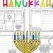 Hanukkah Menorah Holiday Worksheets 2nd and 3rd Grade Teacher - Etsy