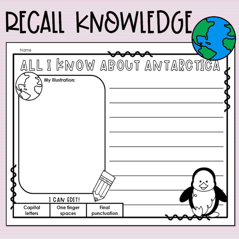 Antarctica Project for Kids, Educational Activities, Homeschool ...