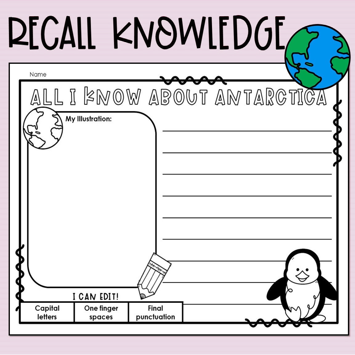 Antarctica Project for Kids, Educational Activities, Homeschool ...