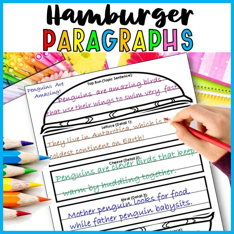 Paragraph Writing Worksheets: Elementary ESL Lesson (printable ...