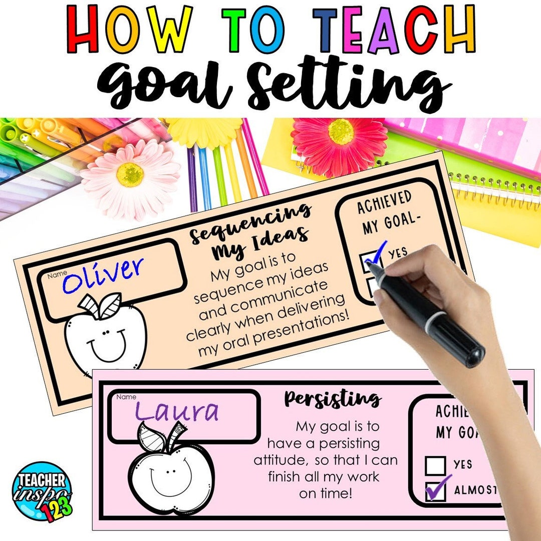 Growth Mindset Goal Setting Sheets: Classroom Journal (printable ...