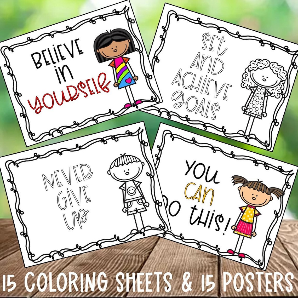 Colouring in Pages for Kids, Growth Mindset Coloring Pages, Colouring ...