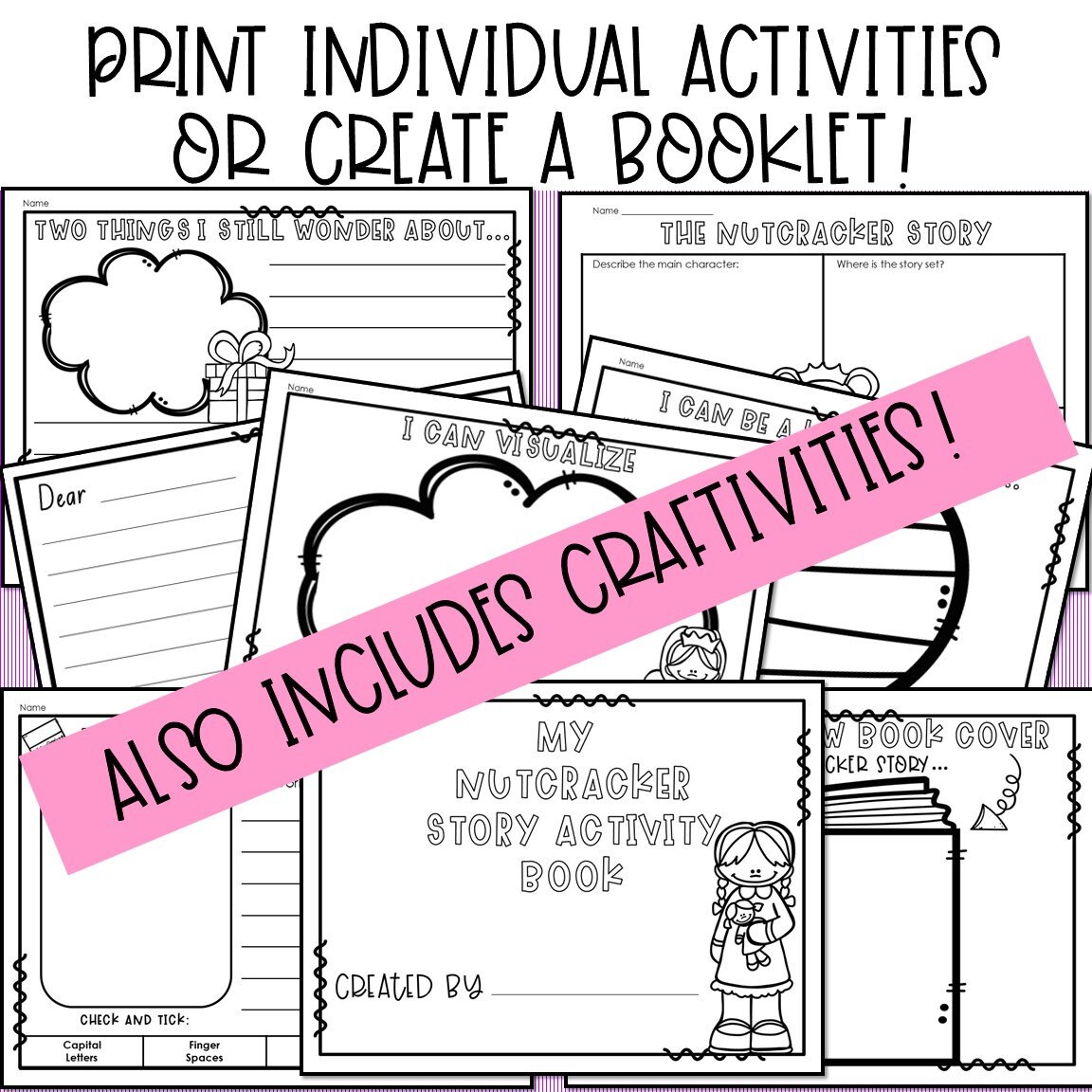 The Nutcracker Reading Comprehension Worksheets: Grades 2-4 (digital ...