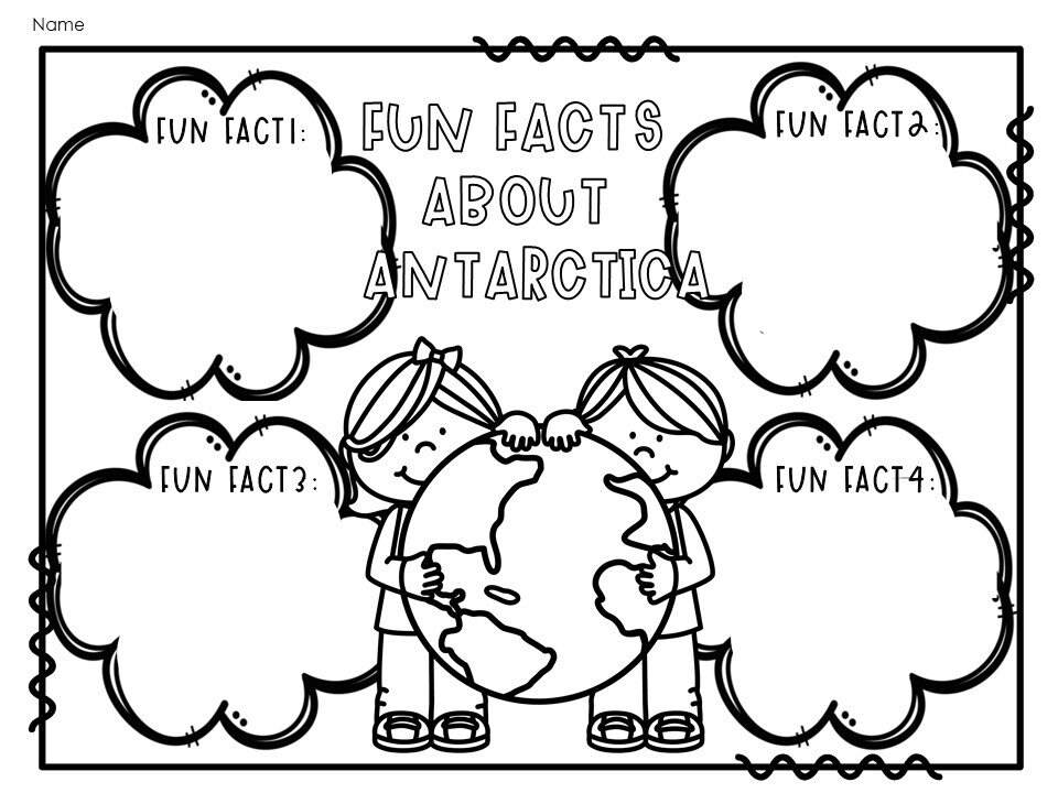 Antarctica Project for Kids, Educational Activities, Homeschool ...