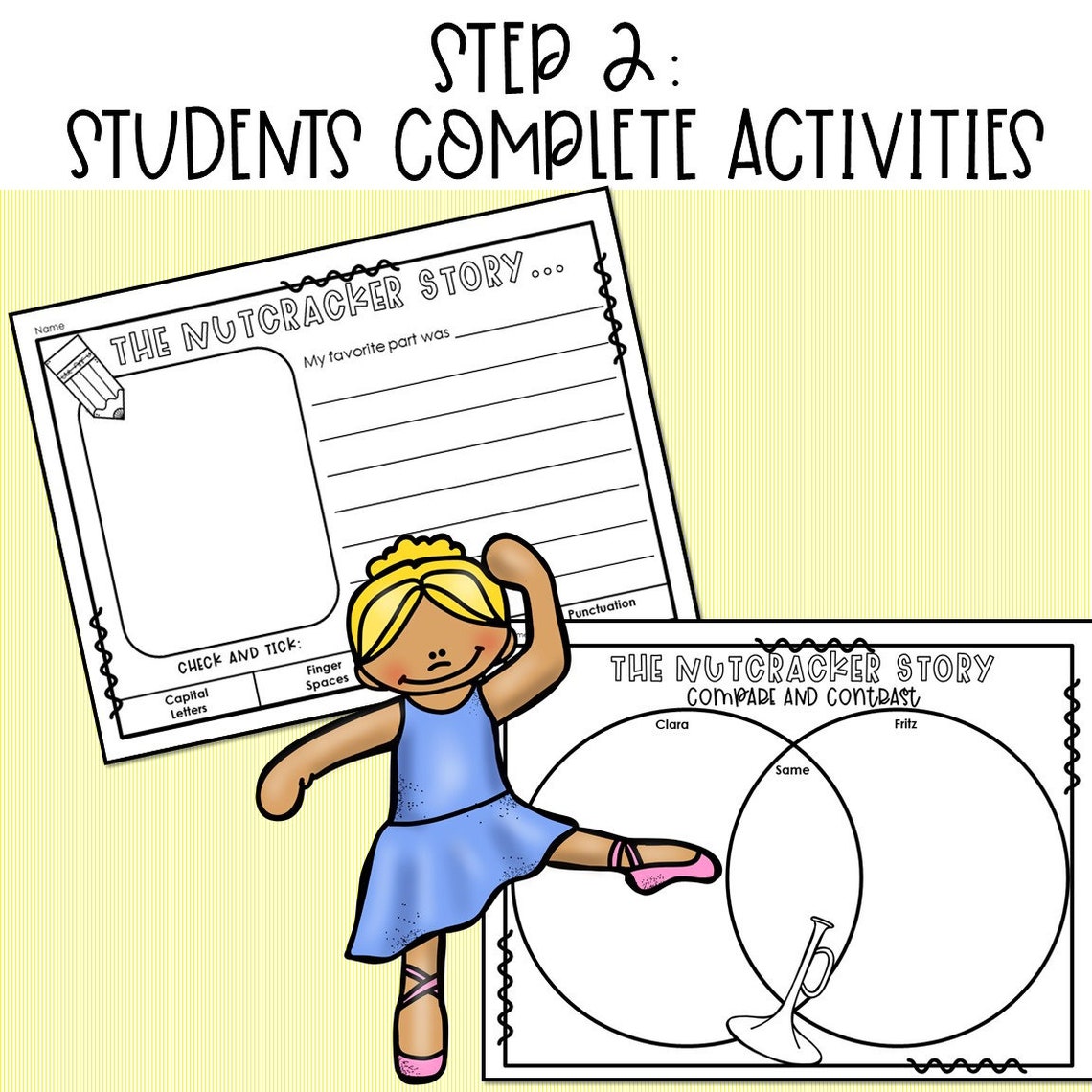 The Nutcracker Reading Comprehension Worksheets: Grades 2-4 (digital ...