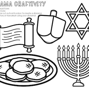 Hanukkah Menorah Holiday Worksheets 2nd and 3rd Grade Teacher - Etsy