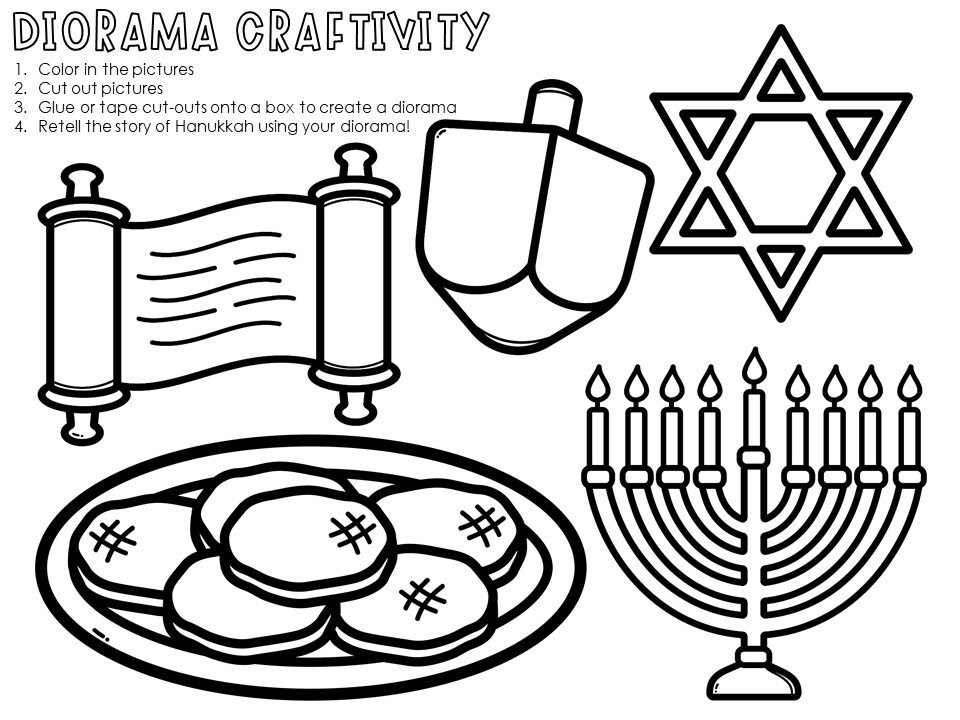 Hanukkah Menorah Holiday Worksheets 2nd and 3rd Grade Teacher - Etsy