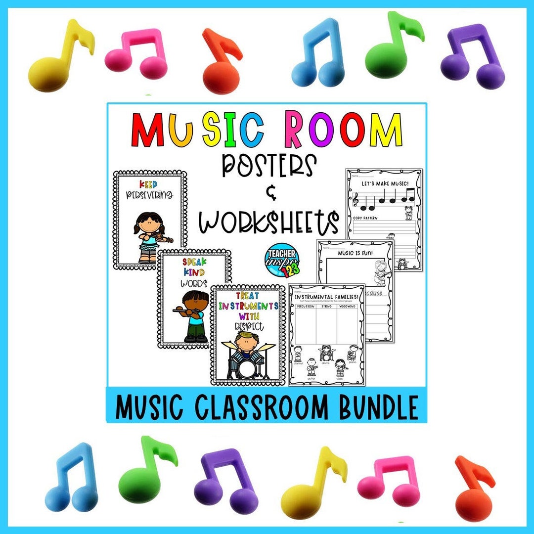 Music Classroom Poster Pack - Etsy