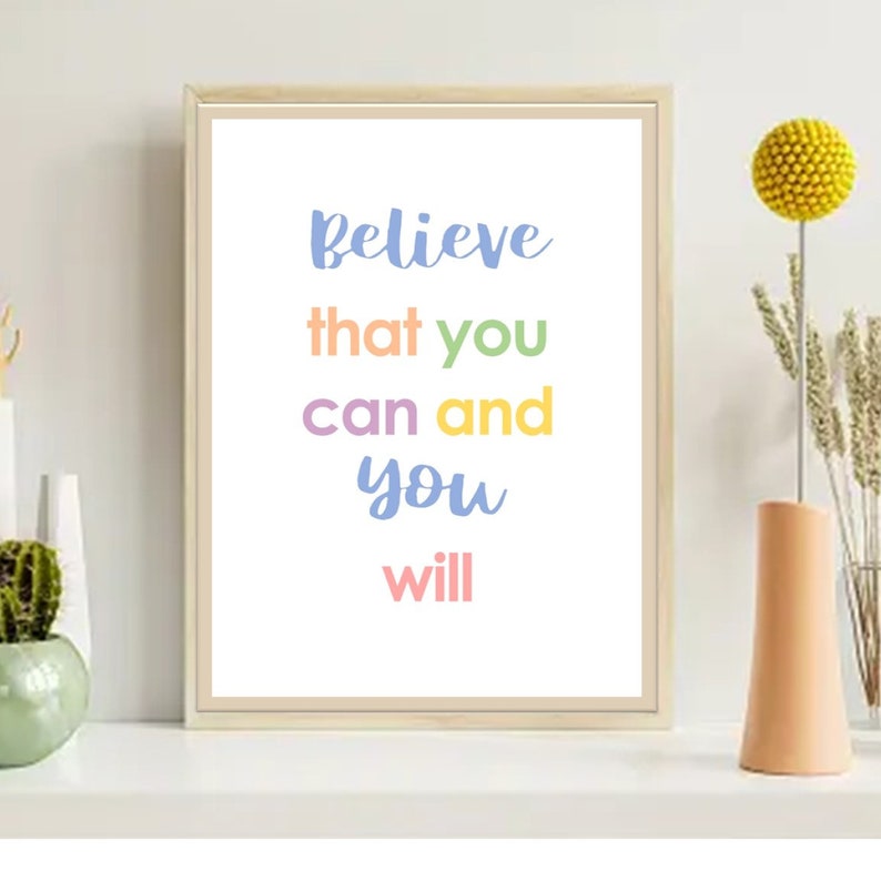 Affirmations for Kids, Classroom Posters, I Am Affirmations, Playroom ...