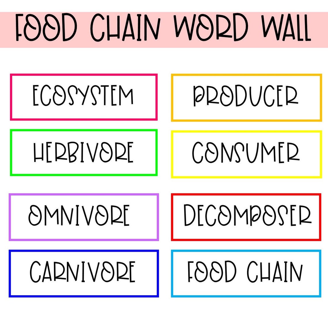 Food Chains and Food Webs Worksheets Printable Worksheets for Kids ...