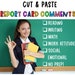Report Card Comments: Reading, Writing, Math (digital Download) - Etsy