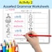 Grammar Worksheets Bundle: Nouns, Verbs, Adjectives - 1st-3rd Grade - Etsy