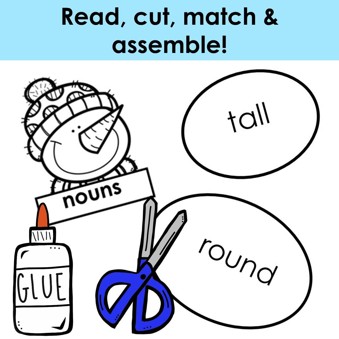 Snowmen at Night Book Activities - Etsy