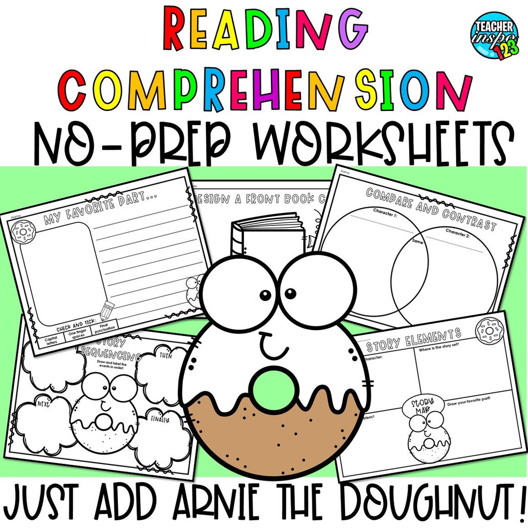 Arnie the Doughnut: Story Elements Reading Comprehension Worksheets ...