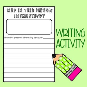 Biography Project Template: Famous Person Research Lapbook (printable ...