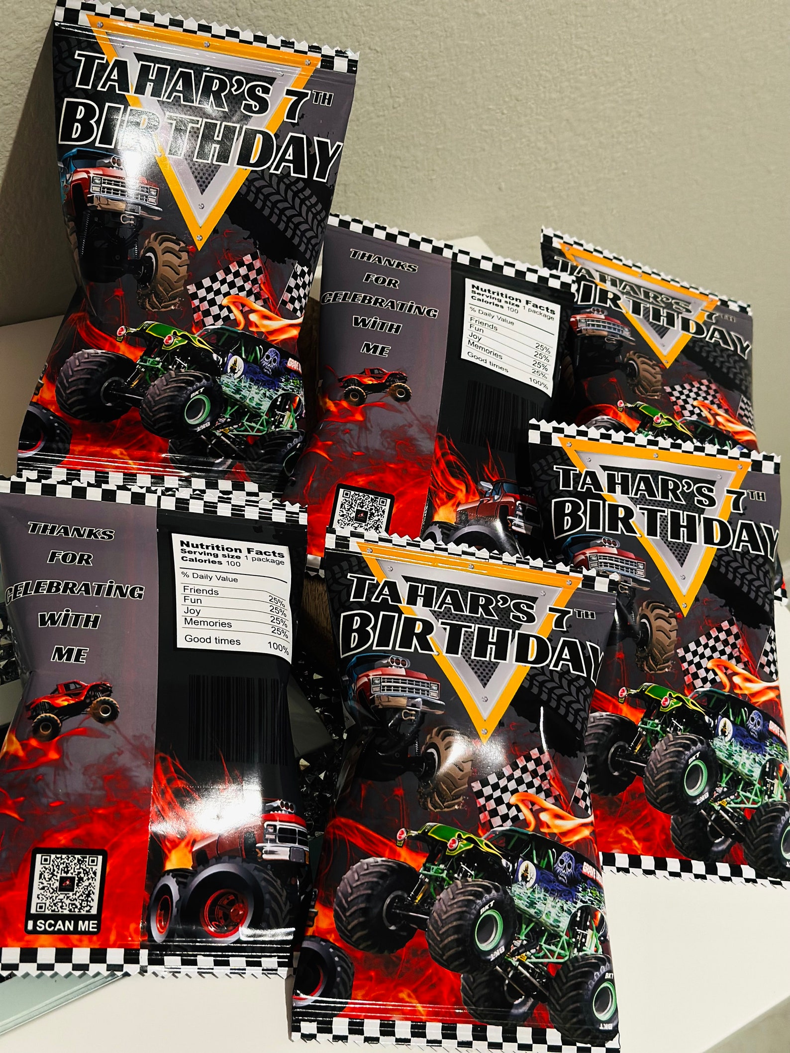 Custom Chip Bags Dozen - Etsy