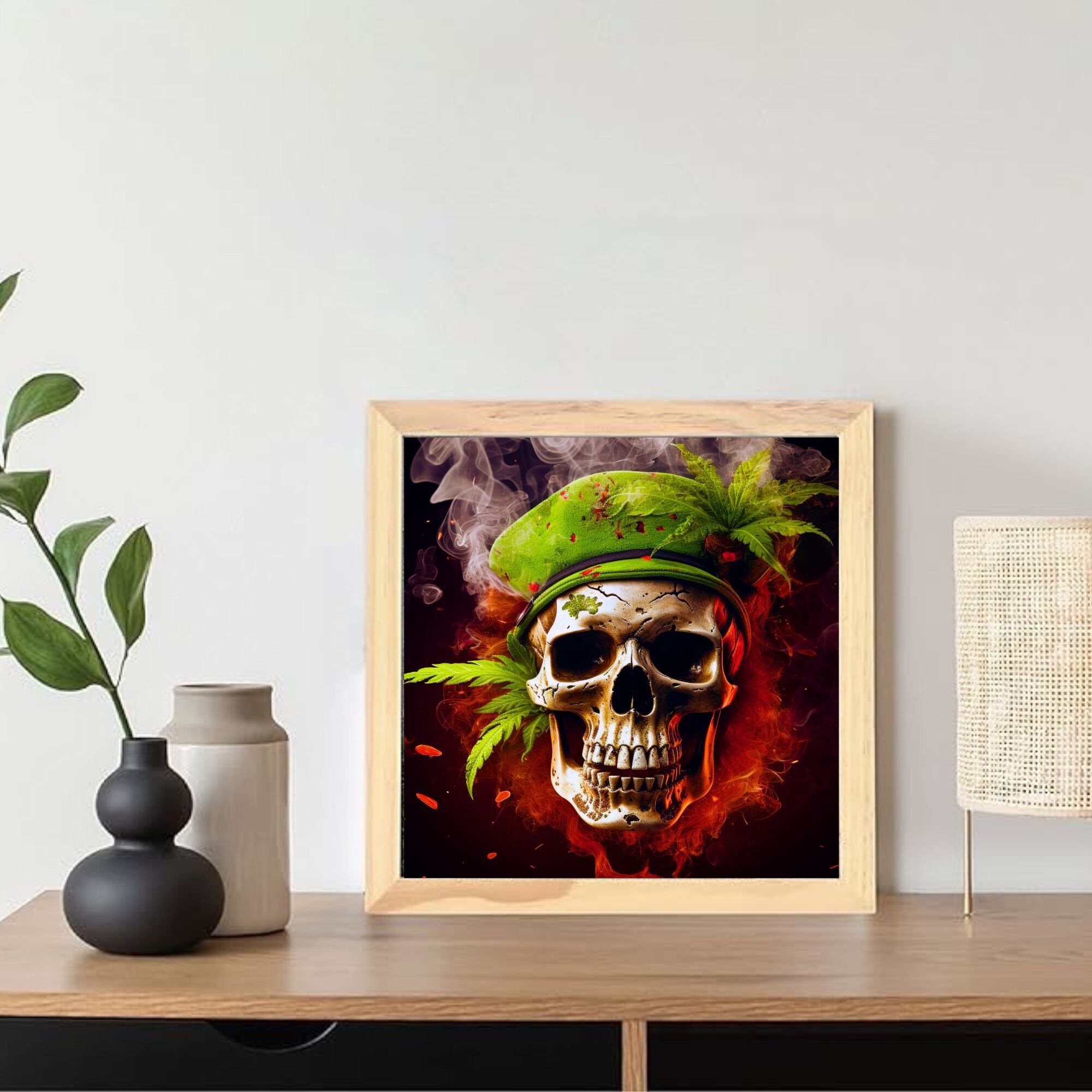 Printable Weed Wall Art, Weed Poster, Instant Download, Digital Art ...