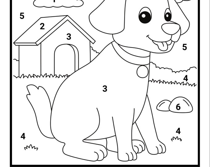 Color Code by Numbers - Etsy