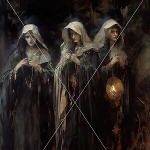 Weird Sisters Macbeth Art Print Poster Wall Hanging Home Decor ...