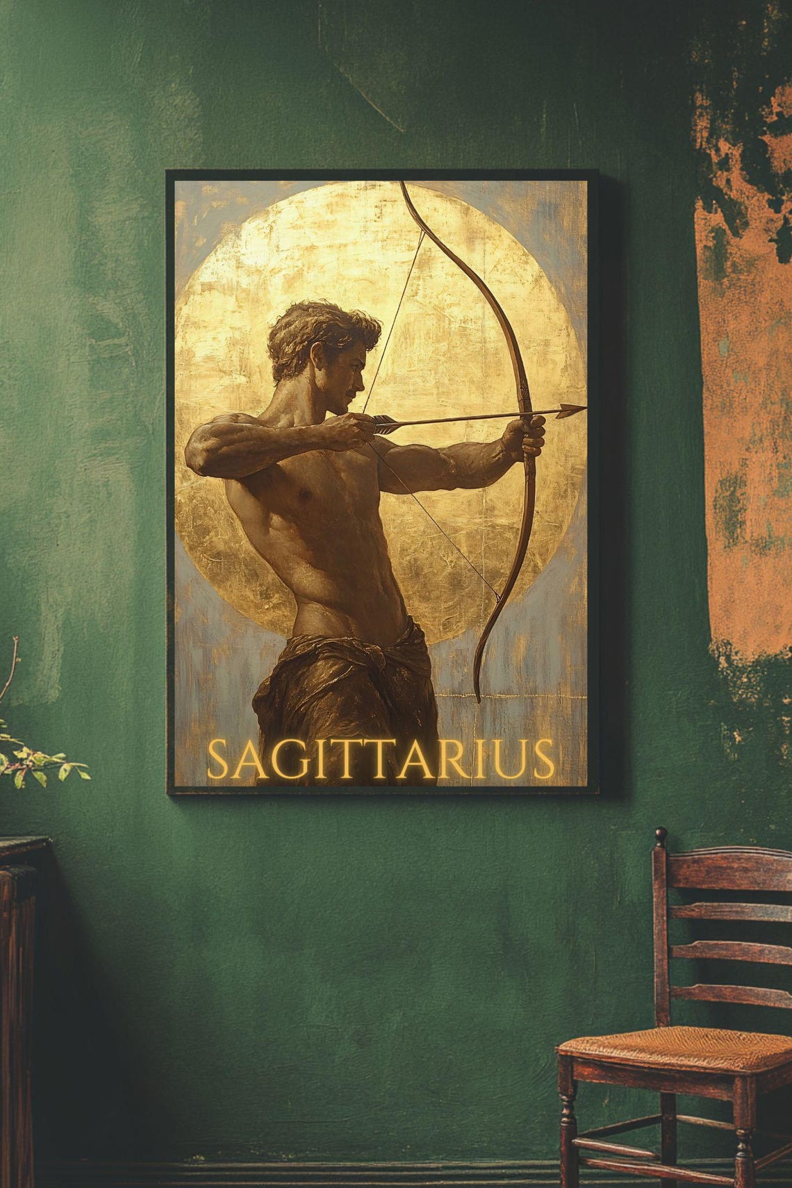 Sagittarius Zodiac Art Print, Astrology Wall Decor, Constellation ...