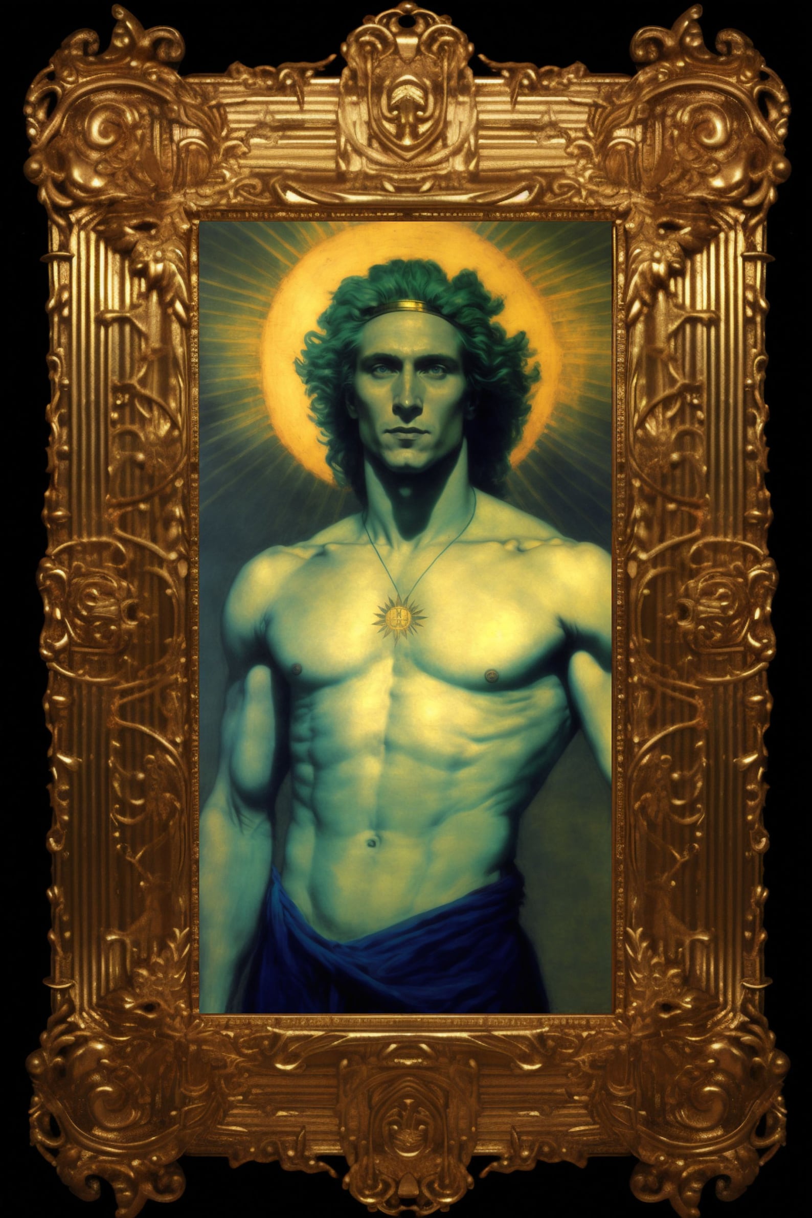 Apollo Sun God Art Print: Greek Mythology Home Decor - Etsy