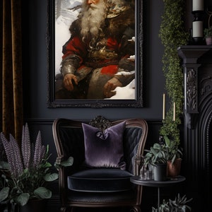 Yule Father Jólfaðr Art Print Poster Home Decor Norse Nordic Pagan ...