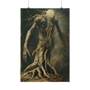 Mandrake Root Art Print, Witch Witchcraft Wicca, Gothic Dark Fantasy ...