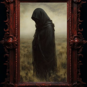 The Wraith Art Print, Home Wall Decor, Ghost Specter Spirit Shade ...