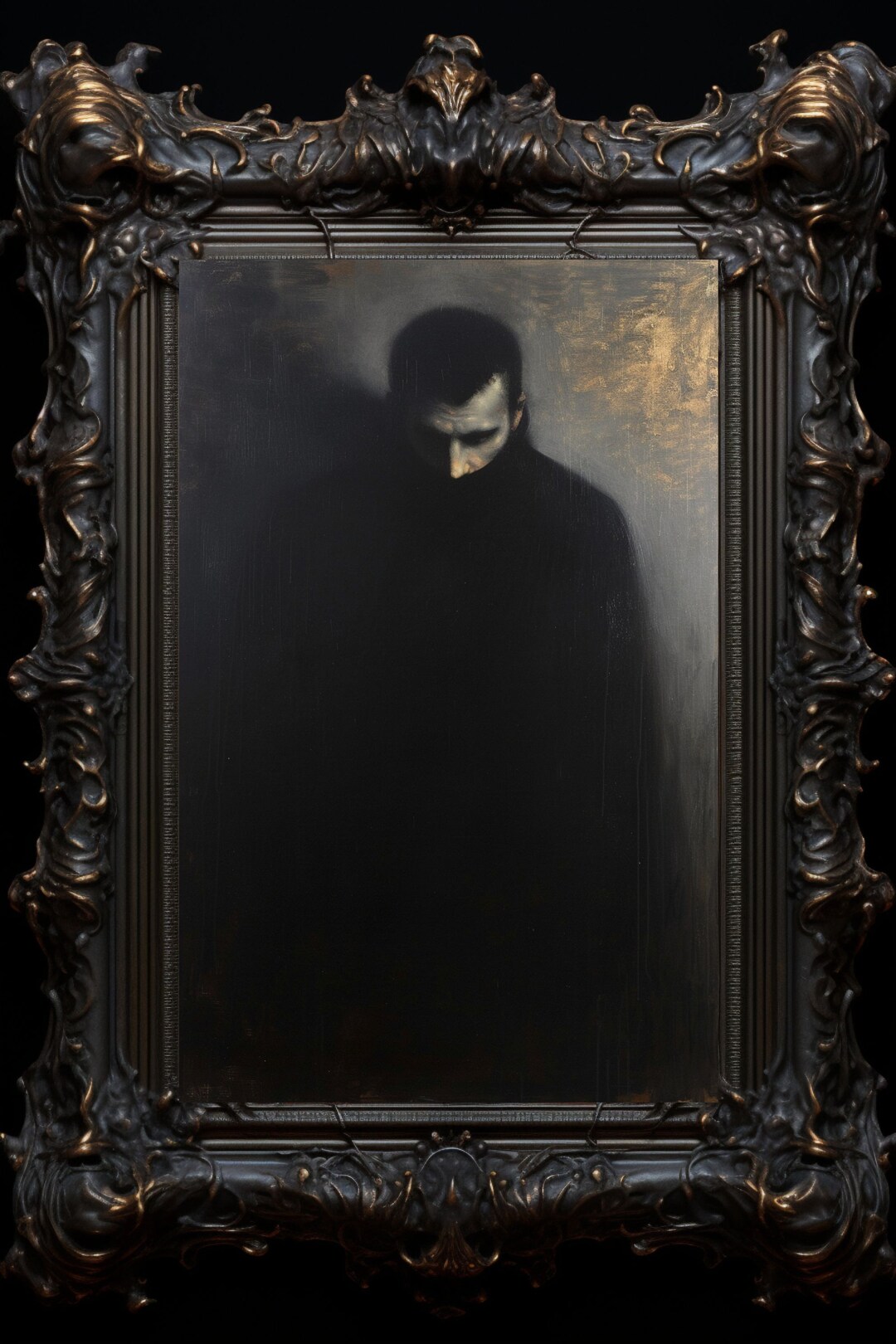 The Apparition Art Print, Home Wall Decor, Wraith Ghost Specter Spirit ...