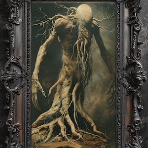 Mandrake Root Art Print, Witch Witchcraft Wicca, Gothic Dark Fantasy ...