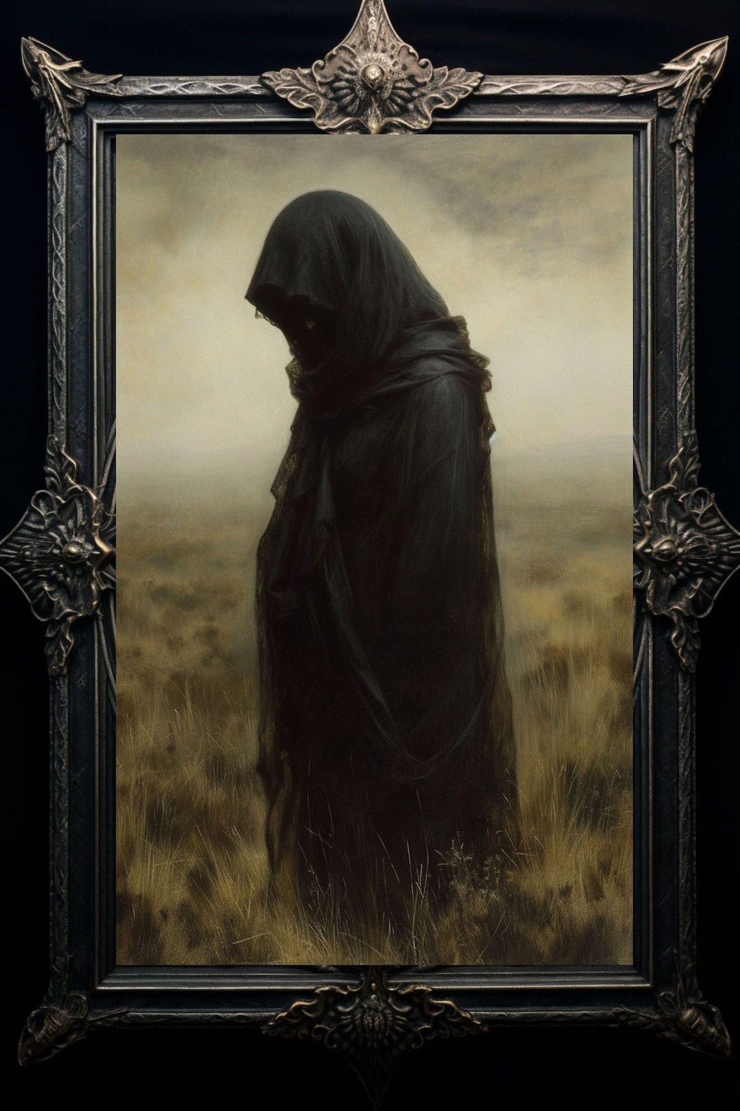 The Wraith Art Print, Home Wall Decor, Ghost Specter Spirit Shade ...