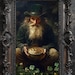 Leprechaun Pot of Gold Art Print, Irish St. Patrick Decor - Etsy