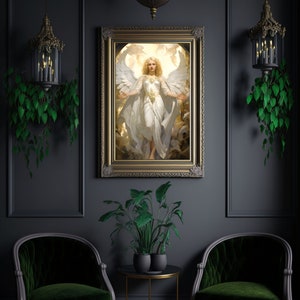 Eos Goddess of the Dawn Art Print Wall Hanging Home Decor Greek Winged ...