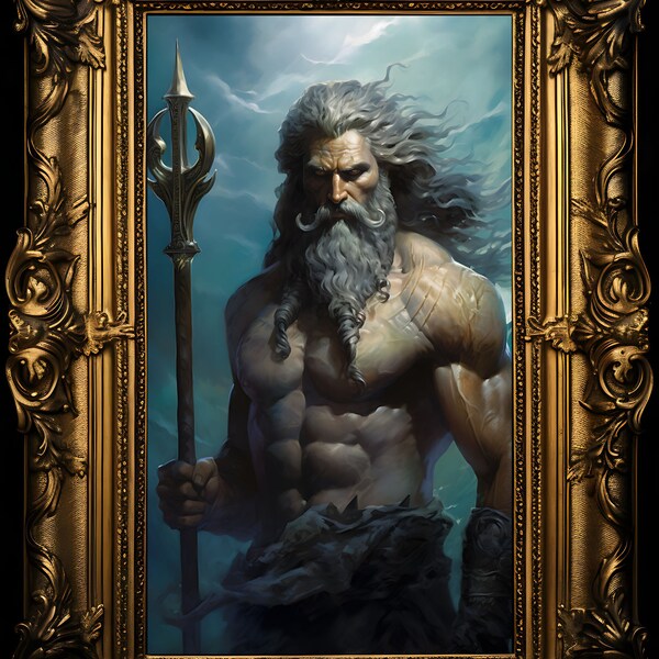 King Neptune Art - Etsy