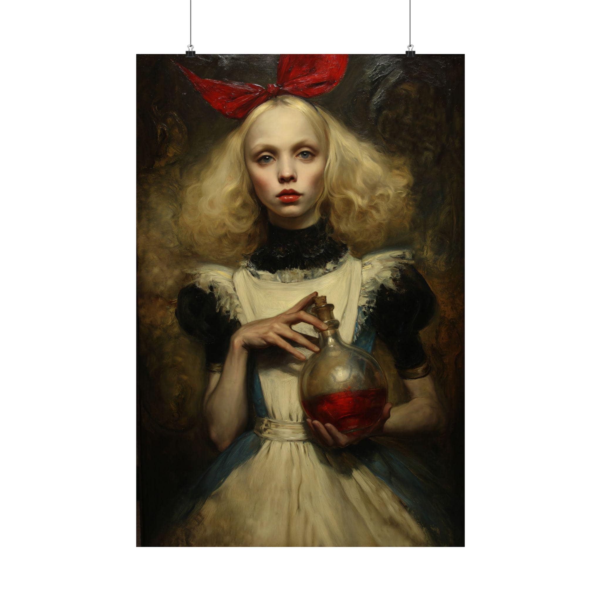 Alice in Wonderland Art Print: Gothic Fantasy Illustration - Etsy