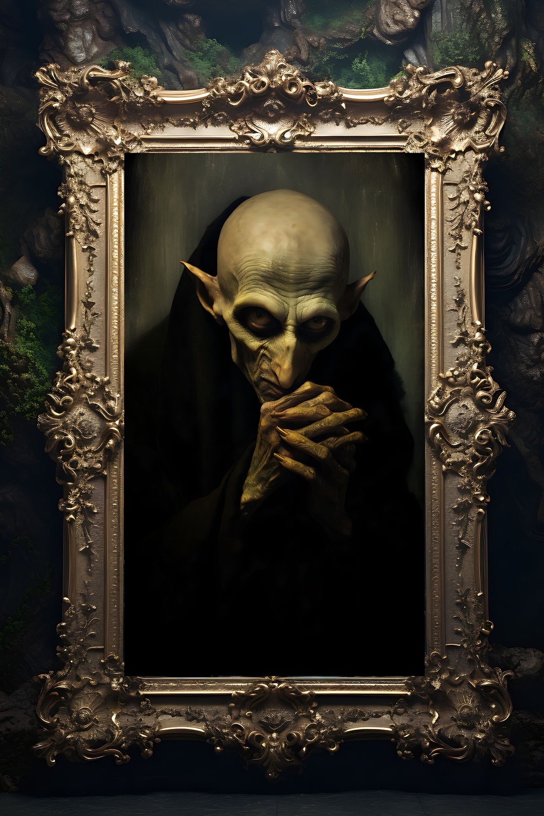 Nosferatu Art Print Wall Hanging Home Decor Monster Creature Ancient ...