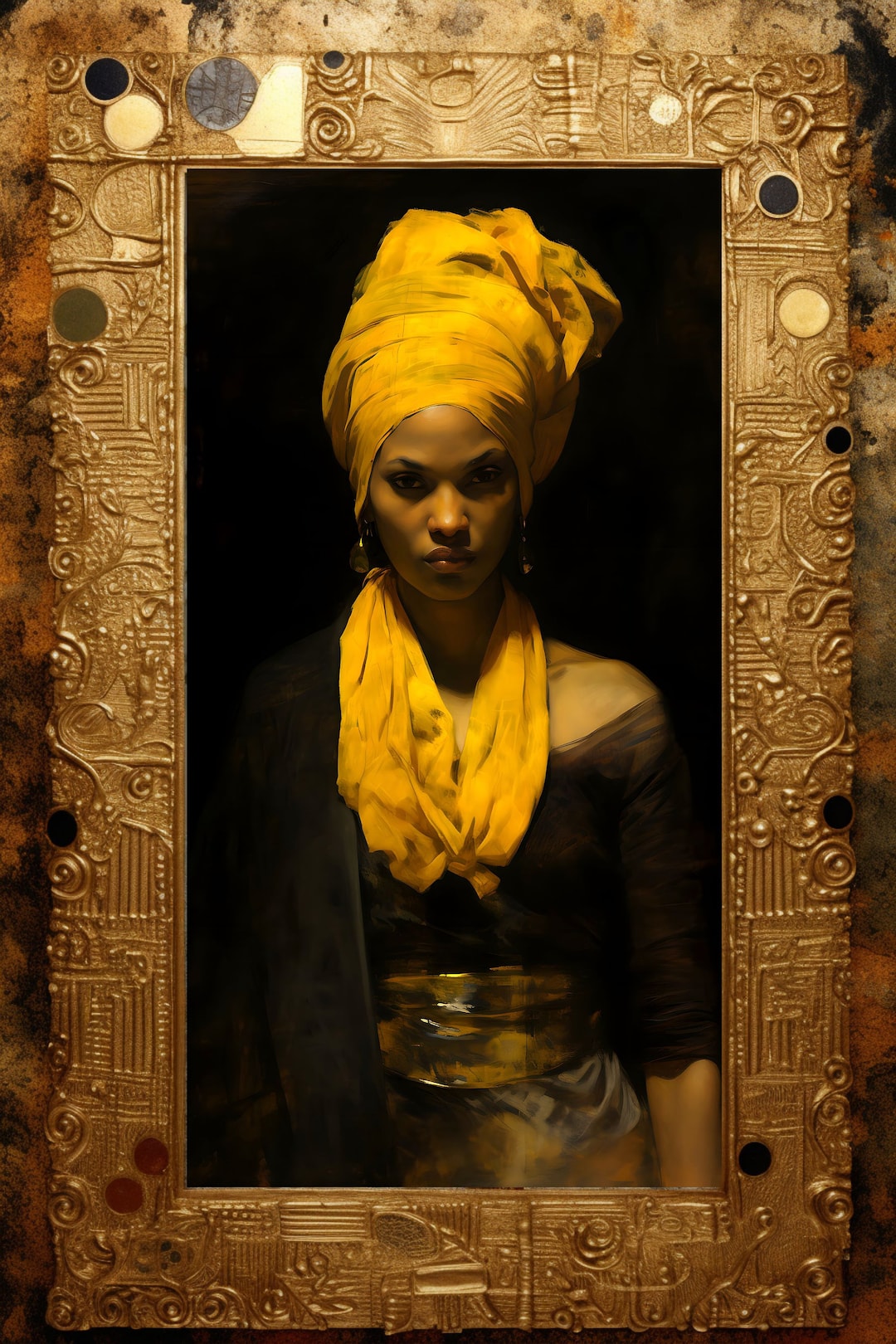 Marie Laveau Art Print Wall Hanging Home Decor Voodoo Vodou Loa Lwa New Orleans Lousiana