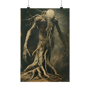 Mandrake Root Art Print, Witch Witchcraft Wicca, Gothic Dark Fantasy ...