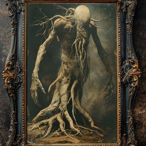 Mandrake Root Art Print, Witch Witchcraft Wicca, Gothic Dark Fantasy ...