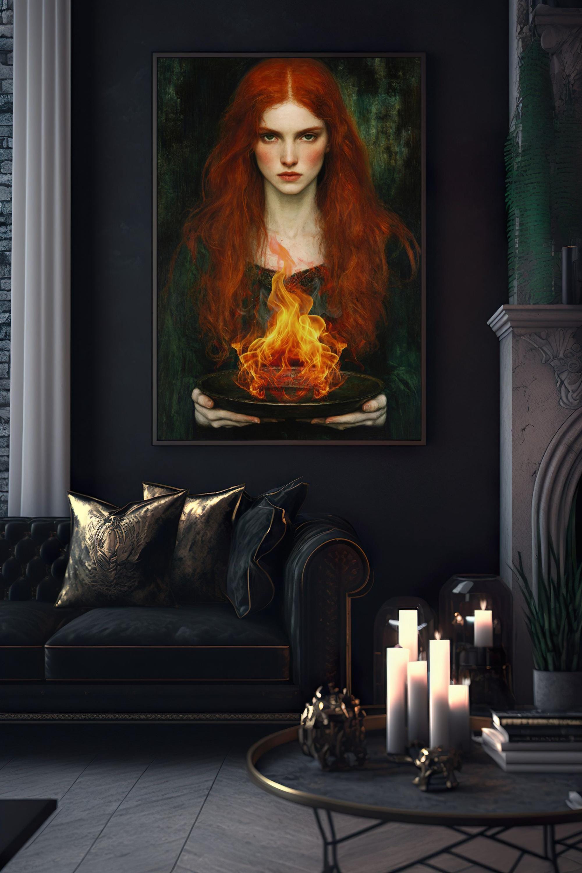 Brigid Art Print: Celtic Goddess Mythology Home Decor - Etsy