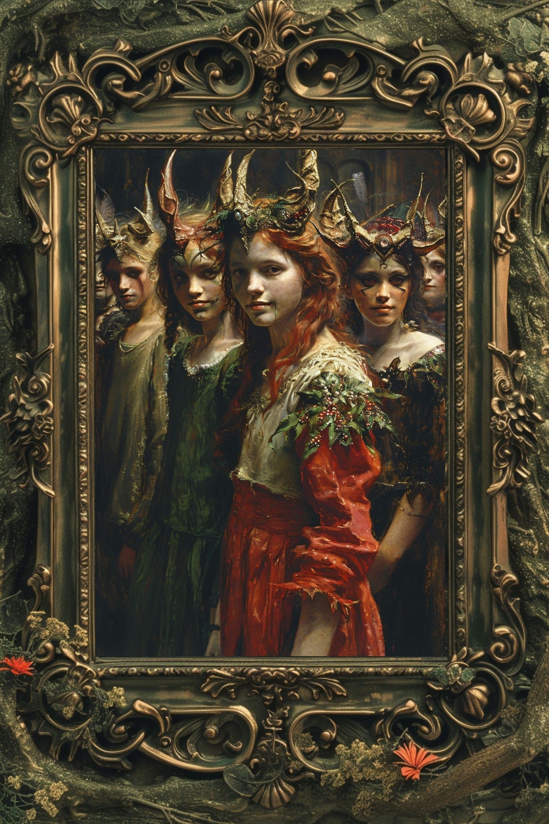 May Queen Art Print, Beltane Calan Mai, Welsh Celtic Gaelic, Pagan Decor, Witch Witchcraft ...